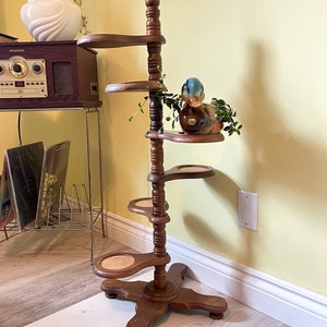 MCM Wooden 6 Tier Plant Stand - Etsy
