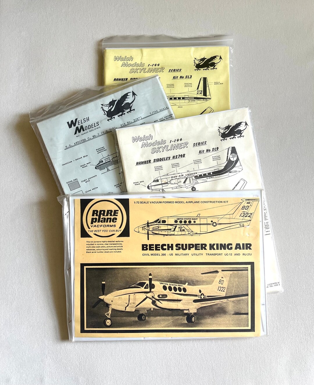 Lot of Welsh Models & Rare Plane Vacforms Airplane Models - Etsy