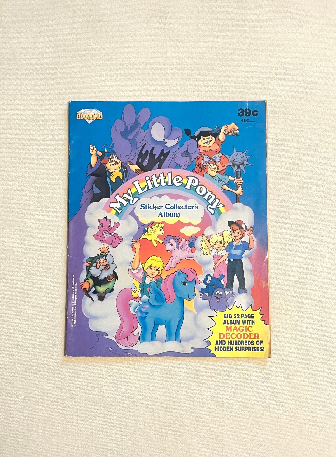 Vintage My Little Pony Sticker Album - Etsy