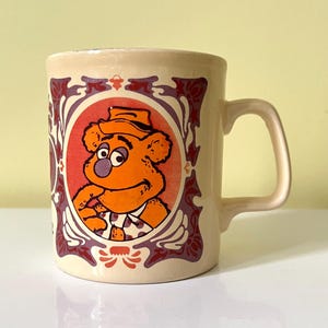 Vintage Fozzie the Muppet Show Tan Coffee Mug 1978 - Etsy