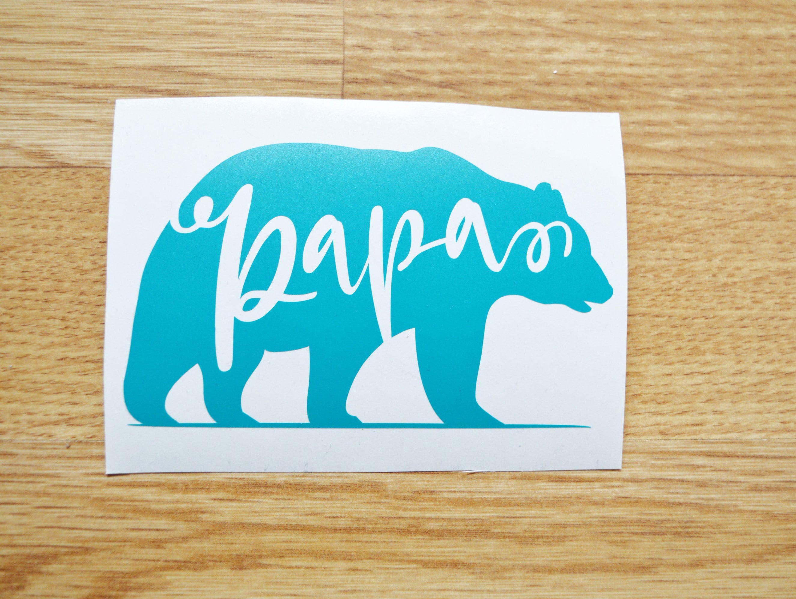 Papa Bear Decal Papa Sticker - Etsy UK