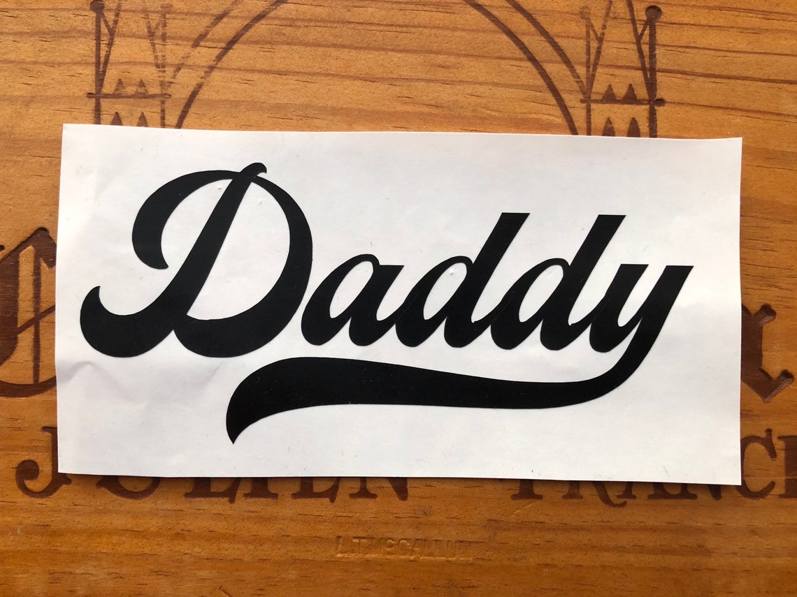 Dad Daddy Grandad Vinyl Decal Birthday Sticker | Etsy
