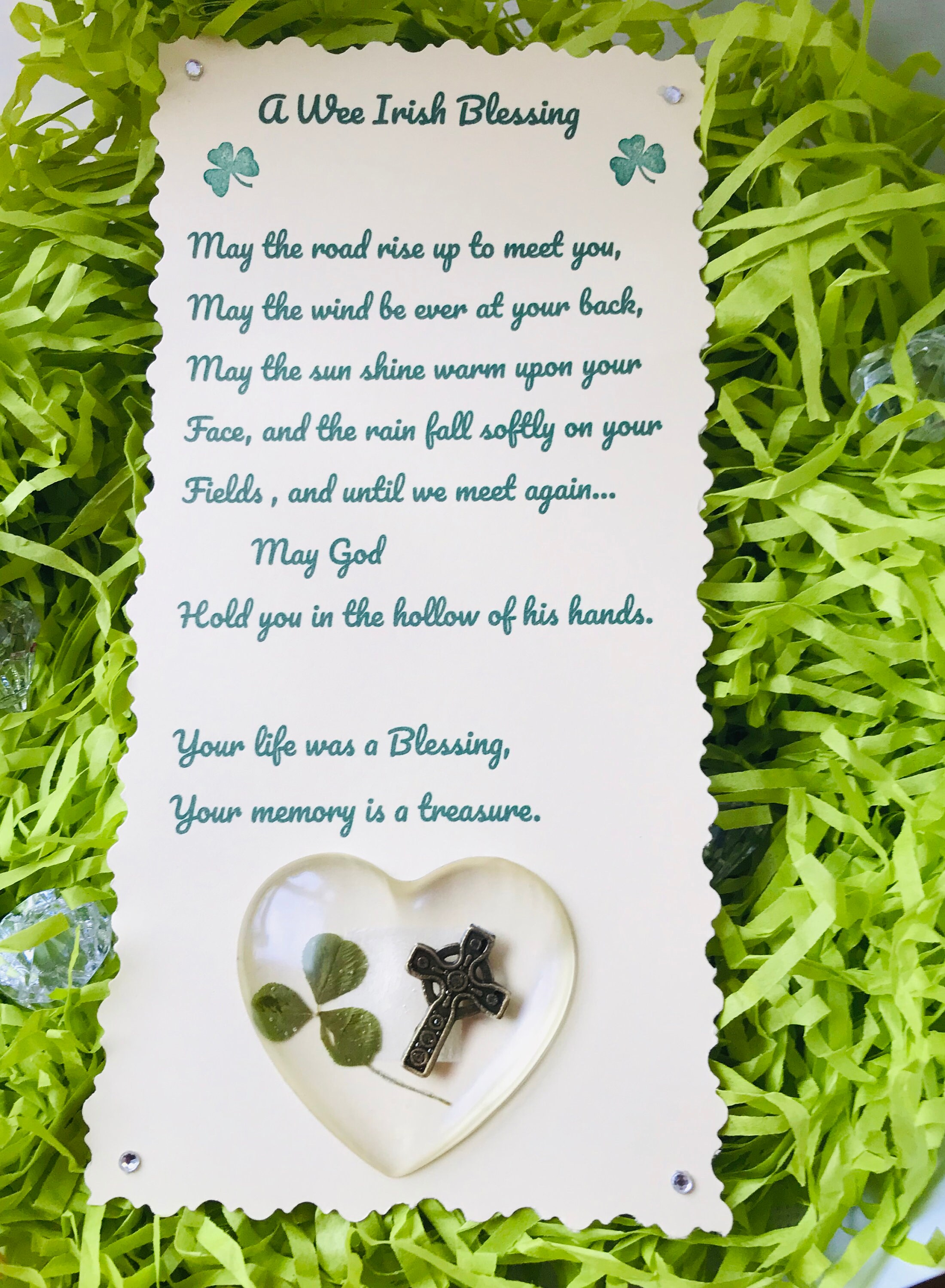 Memorial Irish Blessing | Etsy