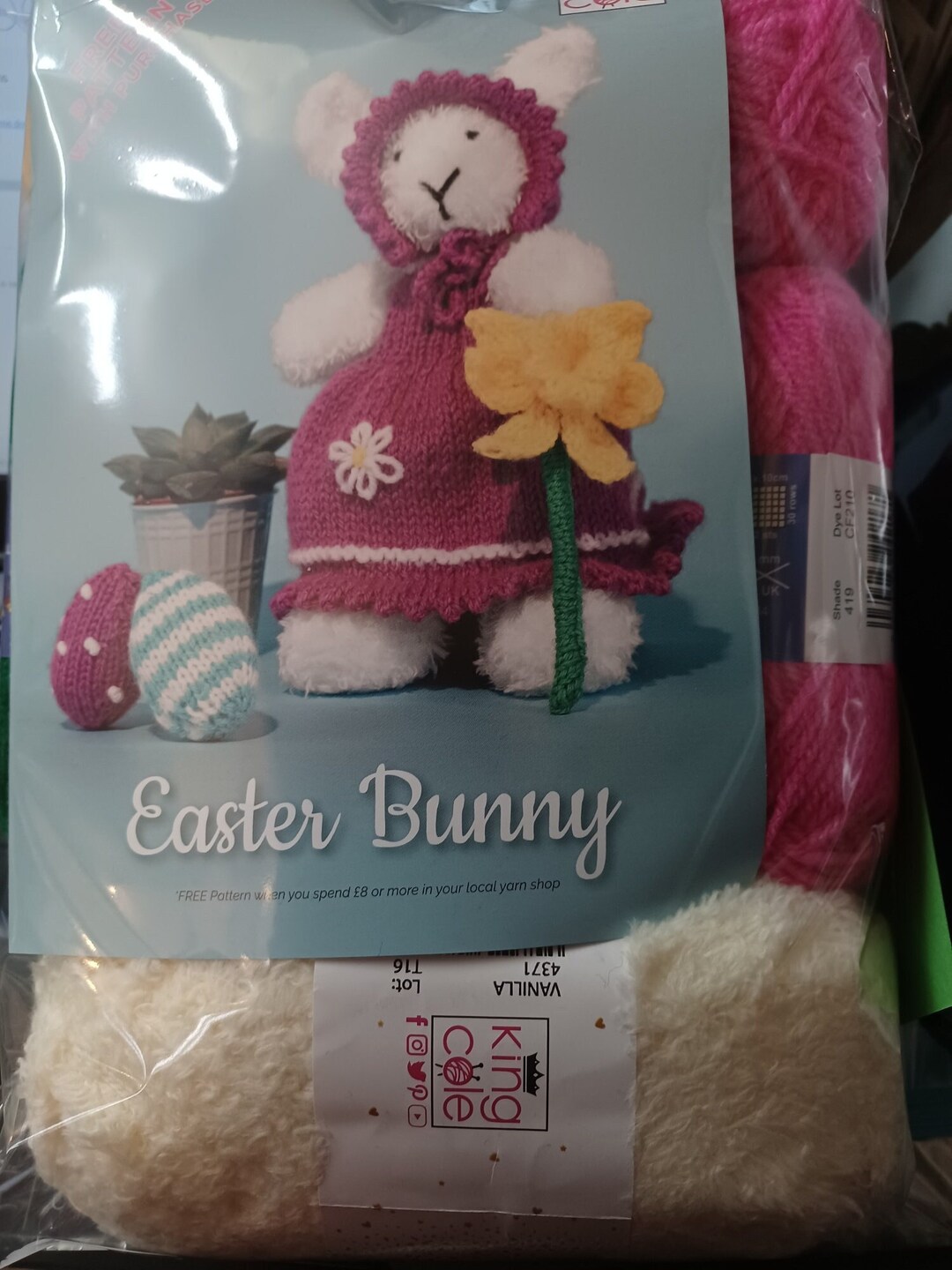Easter Bunny Knitting Kit Using King Cole Truffle Yarn - Etsy