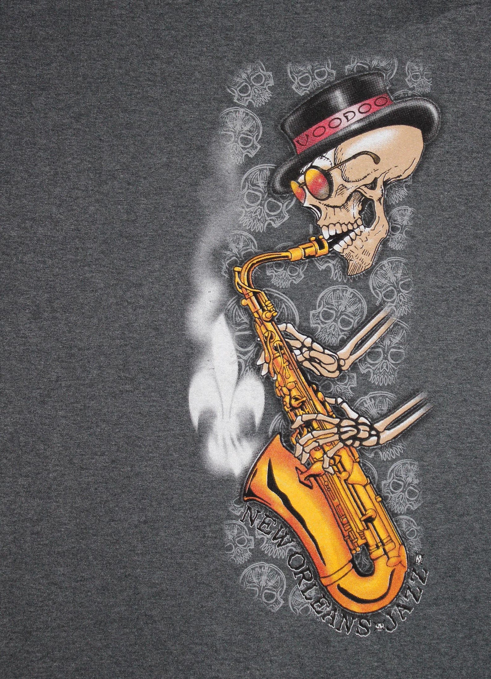 New Orleans Skeleton Voodoo Playing Saxophone Tshirt. Best Seller ...