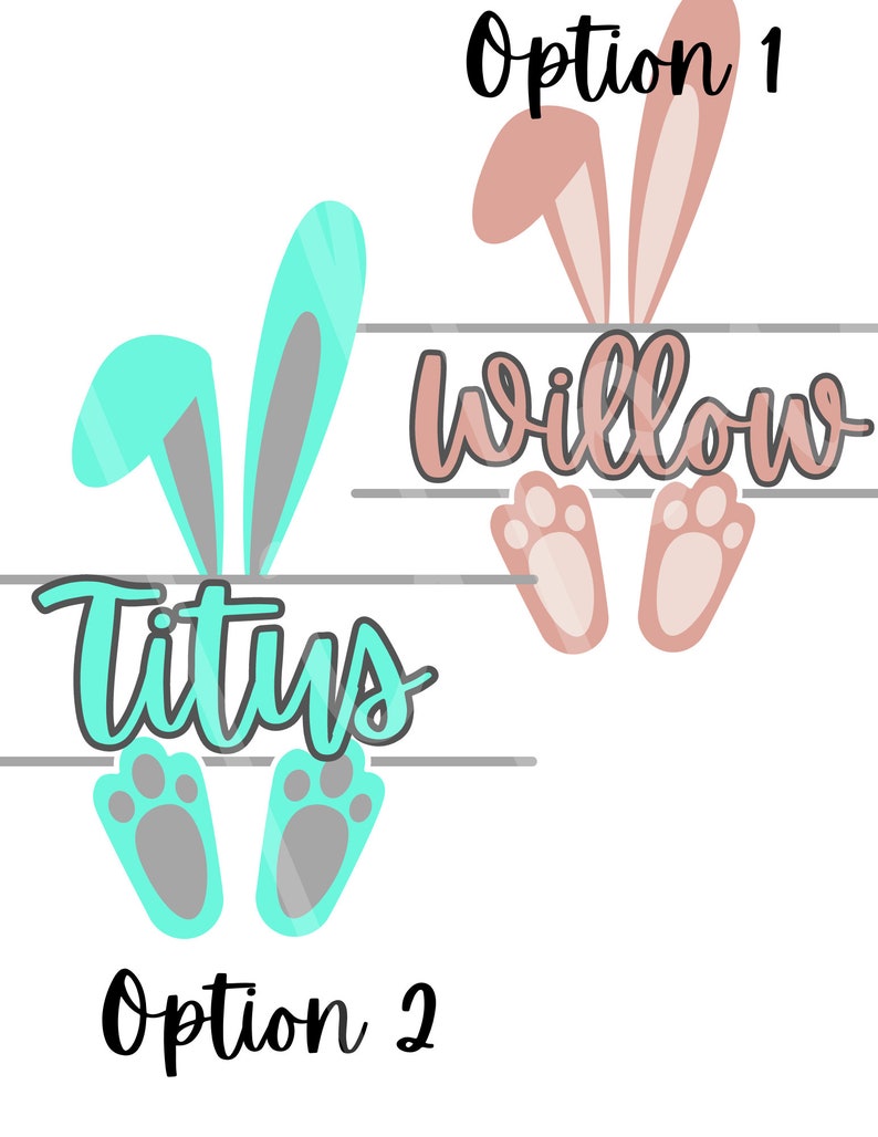 CUSTOM NAME PNG, Easter Png, Bunny Png, Custom Easter Png - Etsy