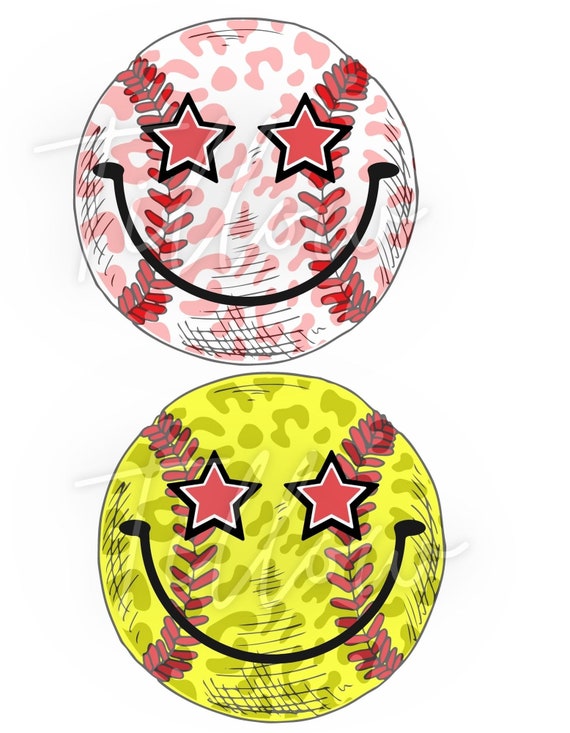 Smiley Face Softball Softball Png Baseball Png Smiley Face - Etsy Smiley Face Softball Softball Png Baseball Png Smiley Face - Etsy