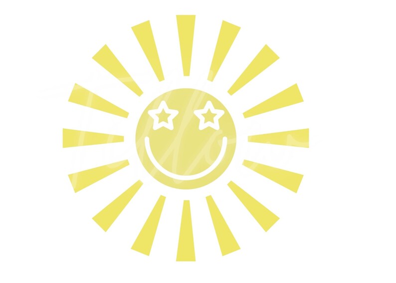 Sunny Smiley Face PNG, Smiley Face PNG, Sublimation Design, Screen ...