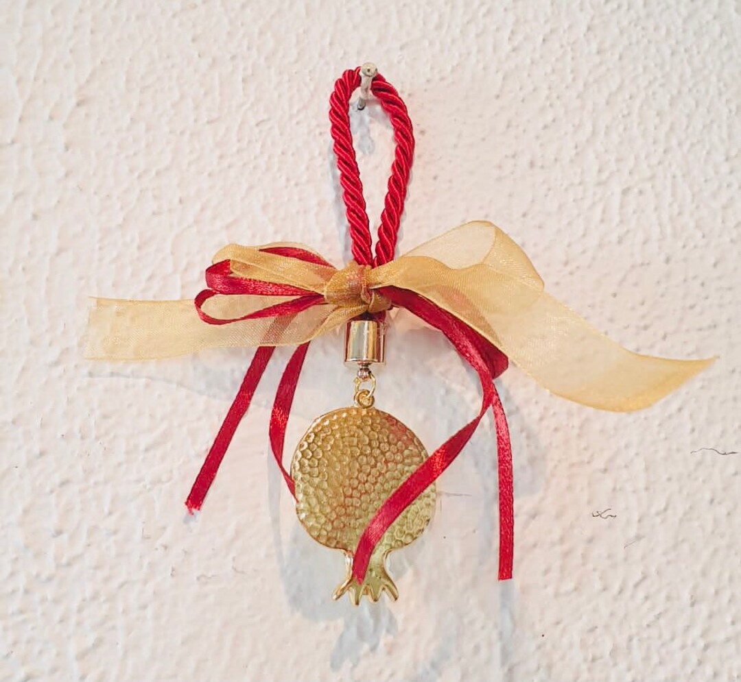 Good Luck Pomegranate Charm 2024 Christmas Tree Decoration Greek Style ...