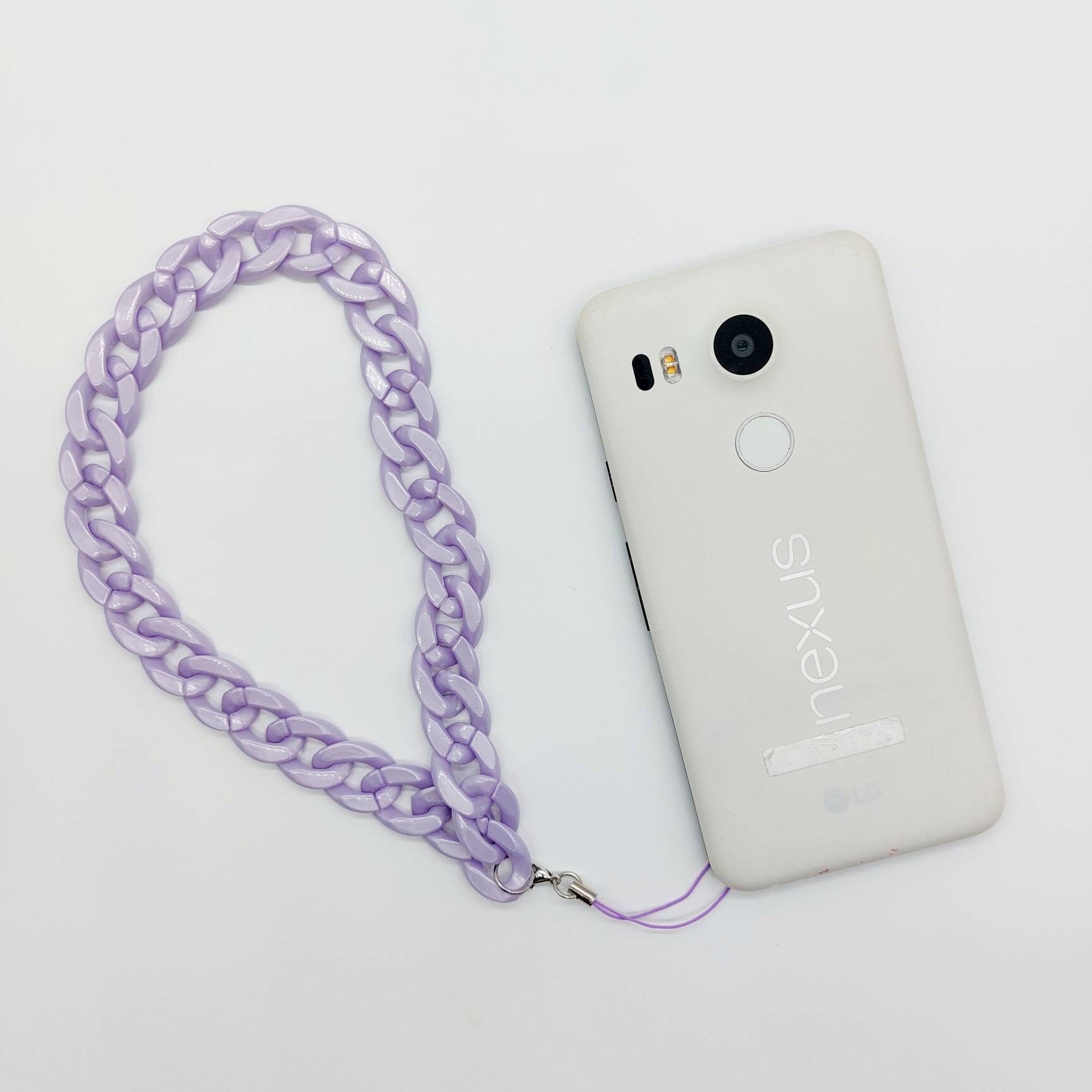 Pastel Phone Cord. Phone Chains. Phone Straps. Handmade Opaque Acrylic ...