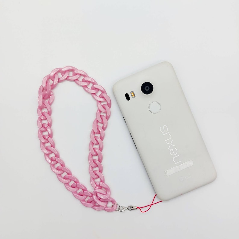 Pastel Phone Cord. Phone Chains. Phone Straps. Handmade Opaque Acrylic ...