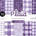 Silver Watercolor Plaid - Pack of Seamless Digital Papers. Printable ...
