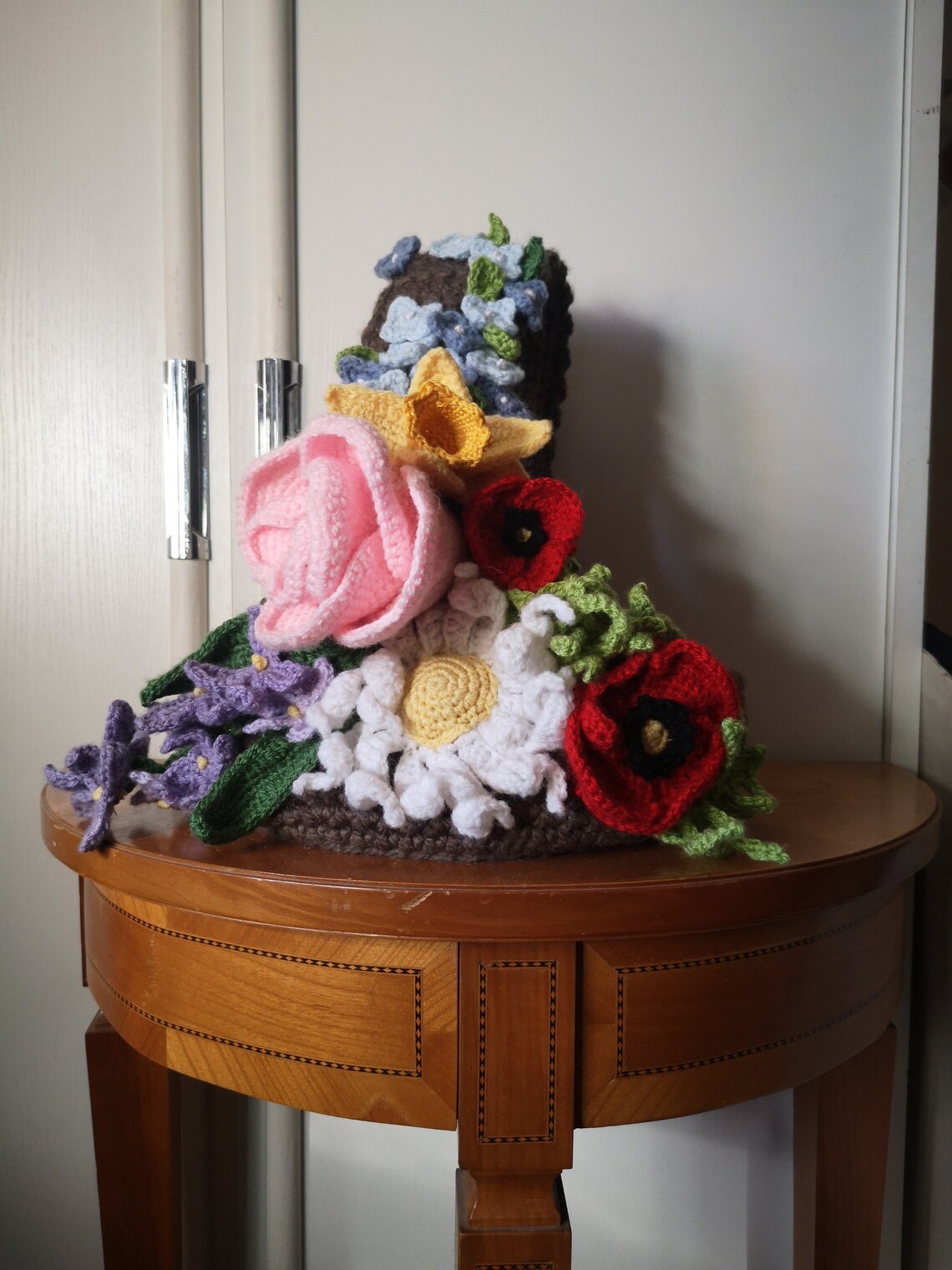 Crochet Flower Basket PDF Pattern - Etsy