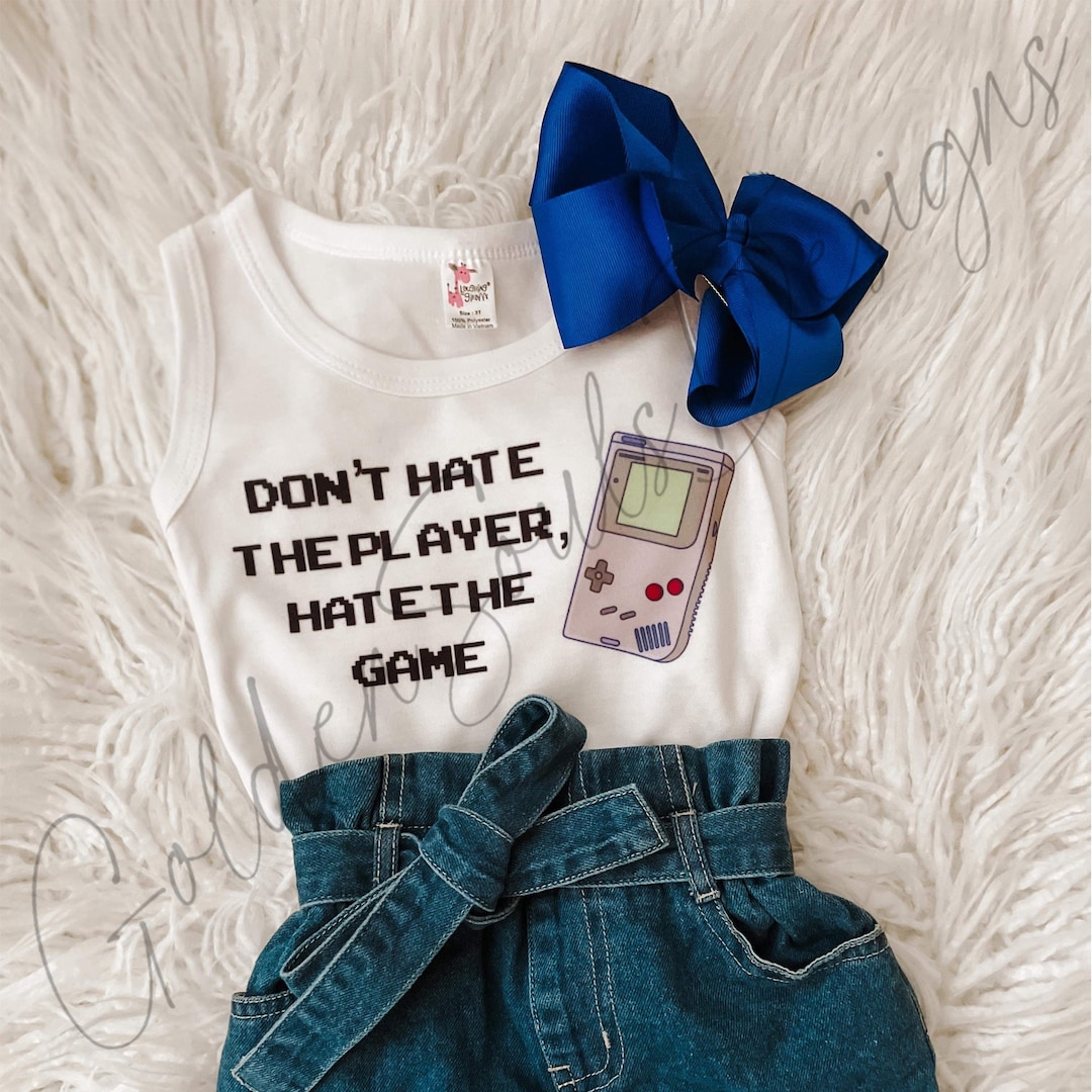 PNG Datei Shirt Grafik Design - Hate the Game - Etsy.de