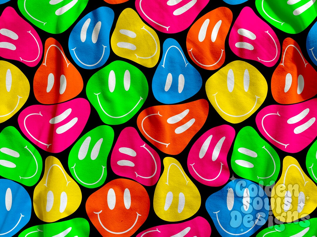 Smilies + Chex - Rainbow PNG, Seamless, Paper, Digital Design, Two ...