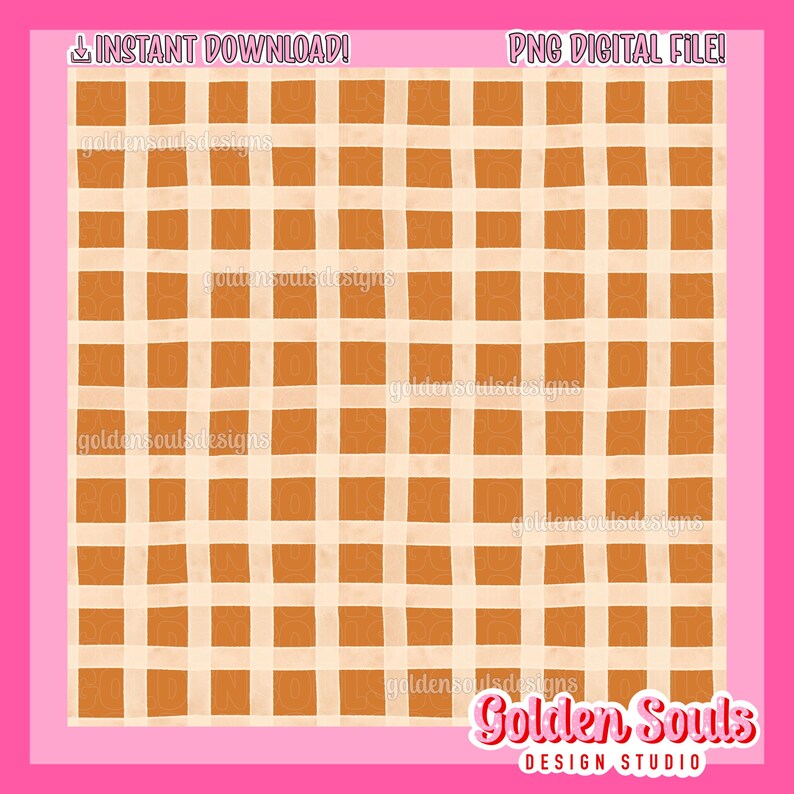 Happy Thanksgiving + Plaid - Fall, Thanksgiving, Seamless, Digital ...