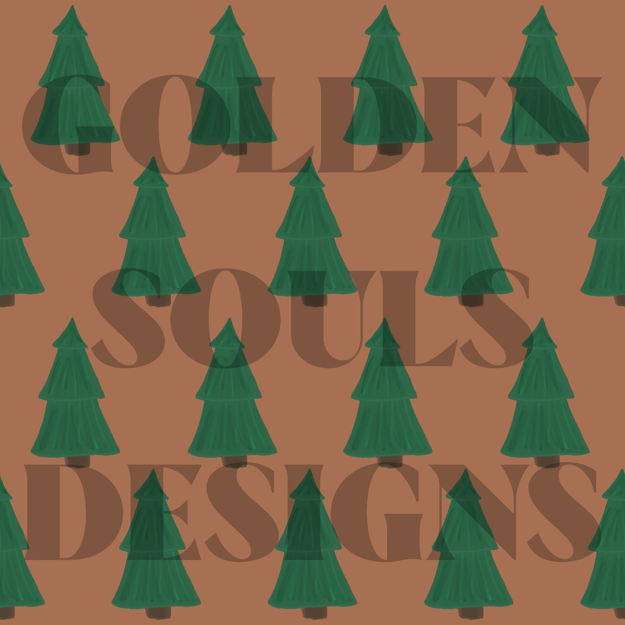 2 Seamless Pattern Files Pines | Etsy