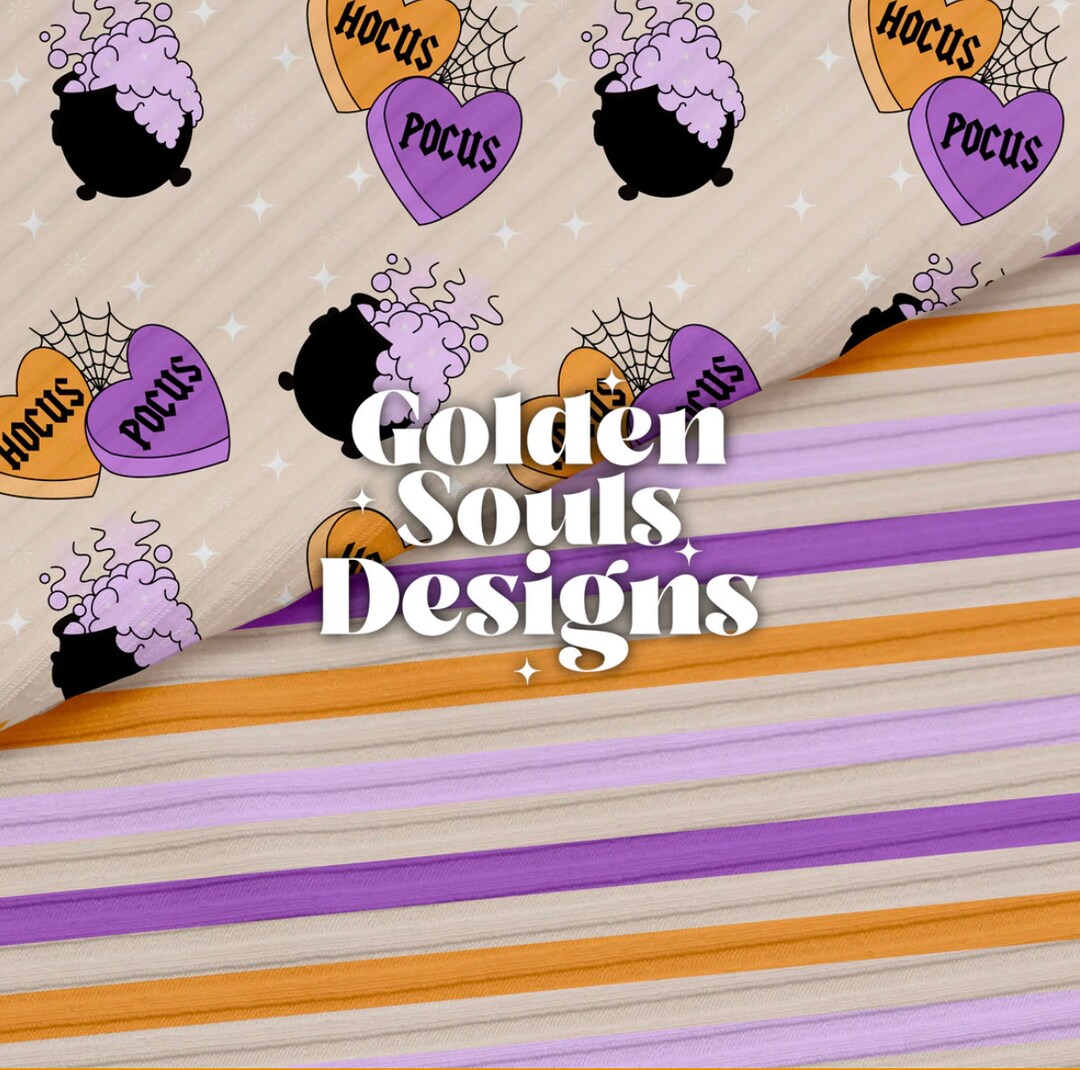 2 Seamless Pattern Files - Hocus Pocus - Etsy