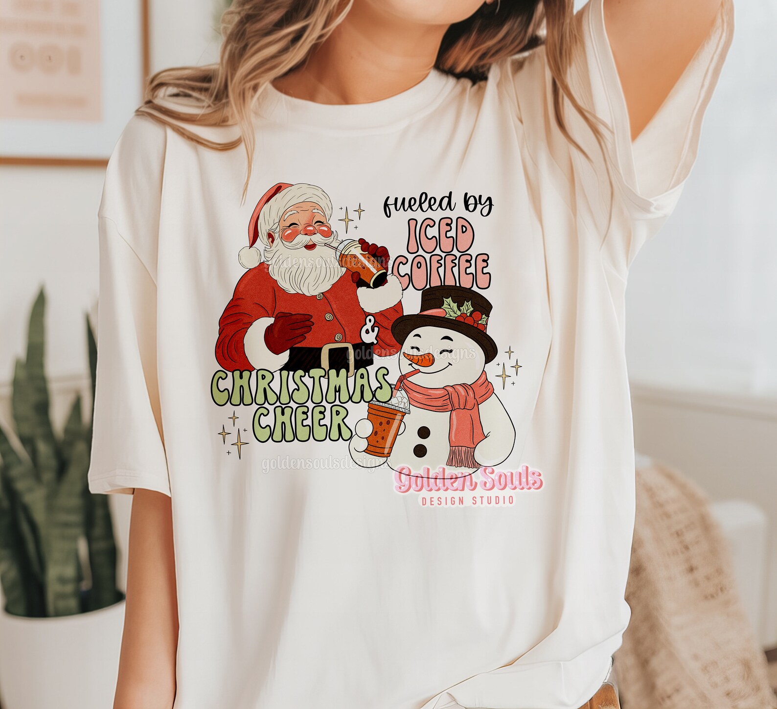 Iced Coffee & Christmas Cheer PNG - Cute, Christmas, PNG, Digital ...