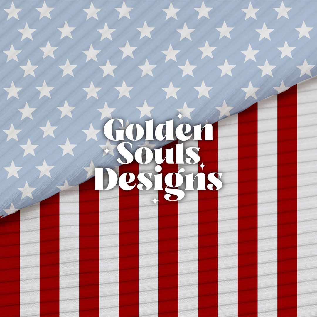 Star Spangled USA Fourth of July - Cute Summer Seamless Digital Design ...
