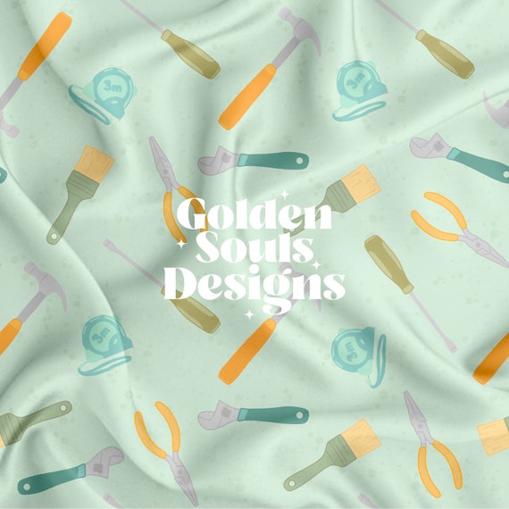 Tools 2 Seamless Pattern Files Drawing & Illustration Art ...