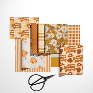 Happy Thanksgiving + Plaid - Fall, Thanksgiving, Seamless, Digital ...