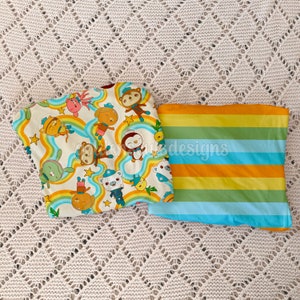 Cute Ocean Animals + Stripes - Kids, Octo, Seamless, Digital Design ...