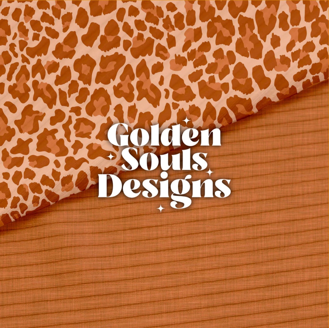 2 Seamless Pattern Files - Boho Leopard Print - Etsy