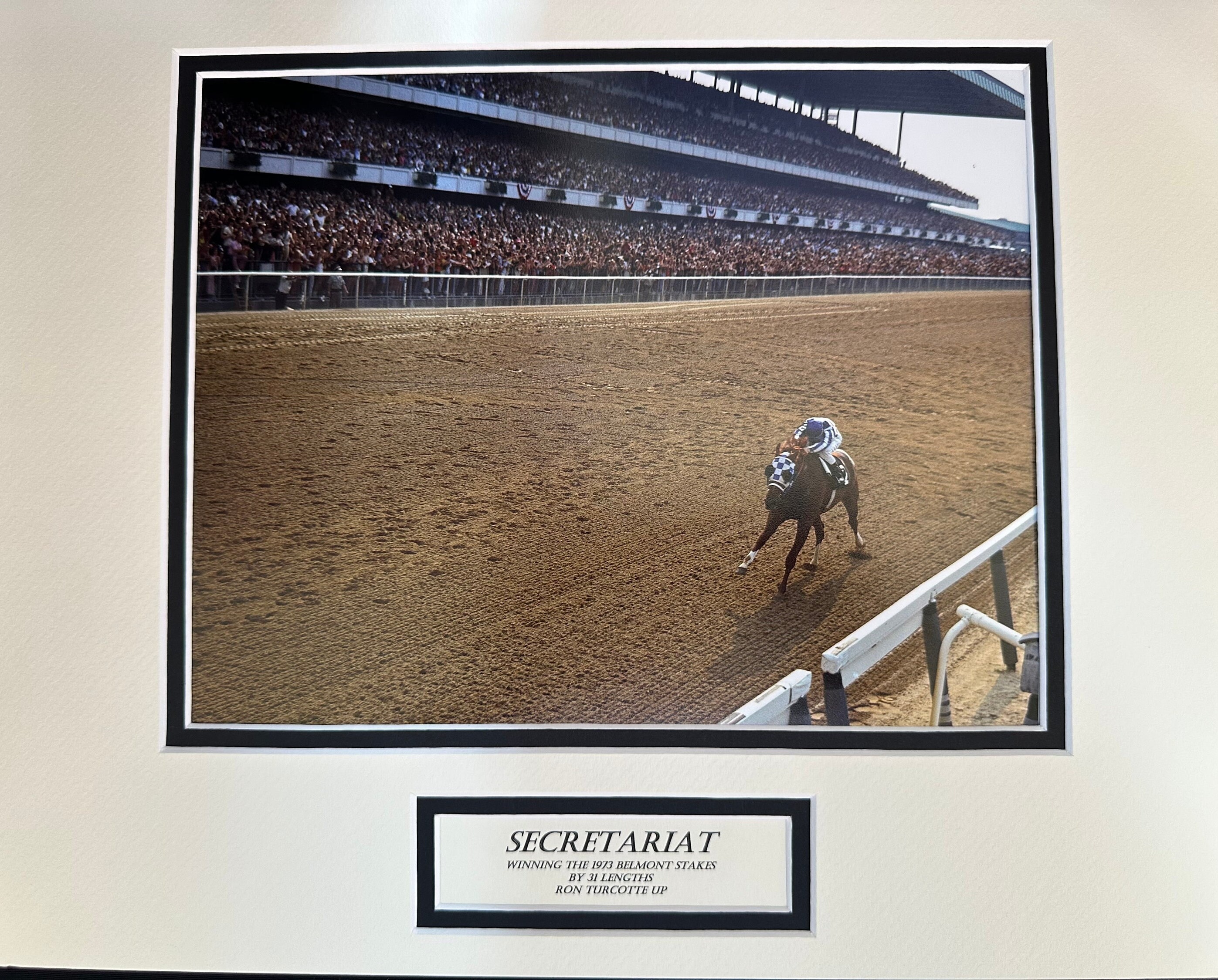 Secretariat Winning the Belmont Stakes 1973 - Etsy