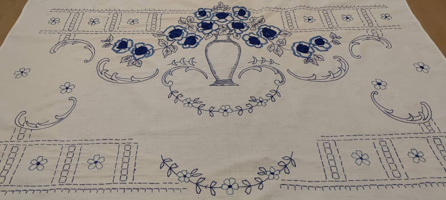 Embroidered Tapestry Cotton Tapestry Wall Hangings Folk Art - Etsy UK