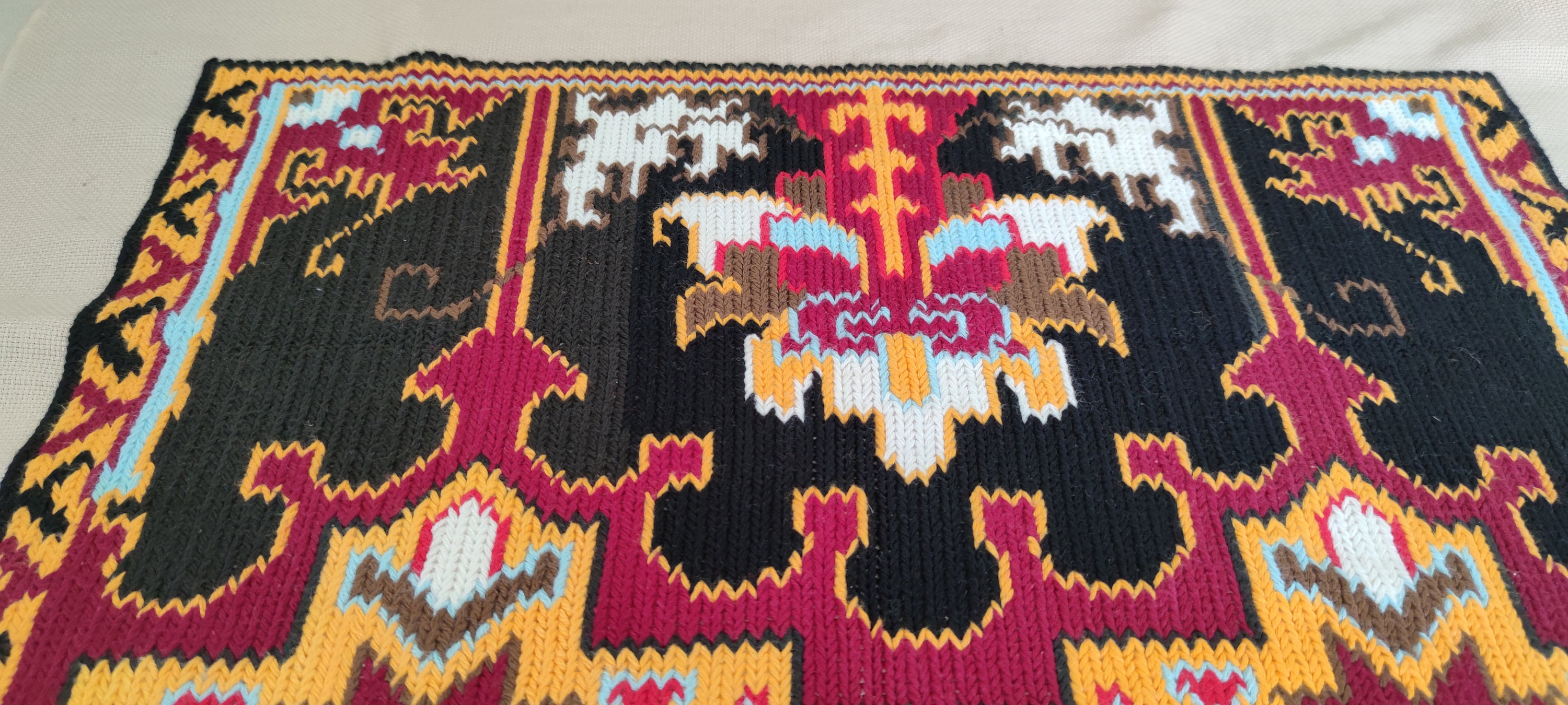 Vintage Bulgarian Rug/ Handmade Pillowcase/ Hand Embroidered - Etsy Israel