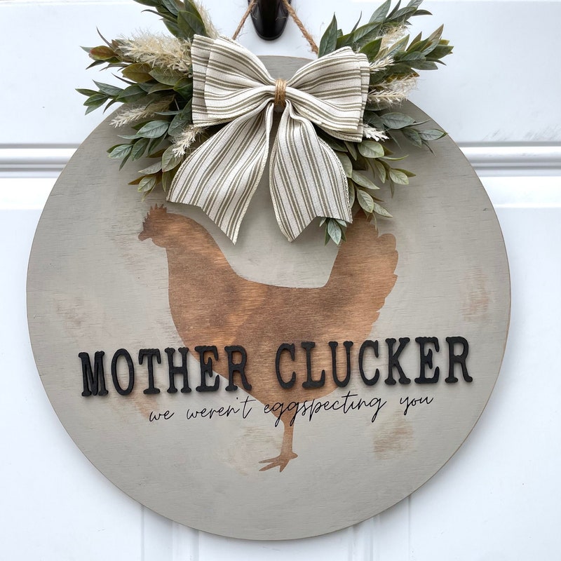 Funny Chicken Sign - Etsy