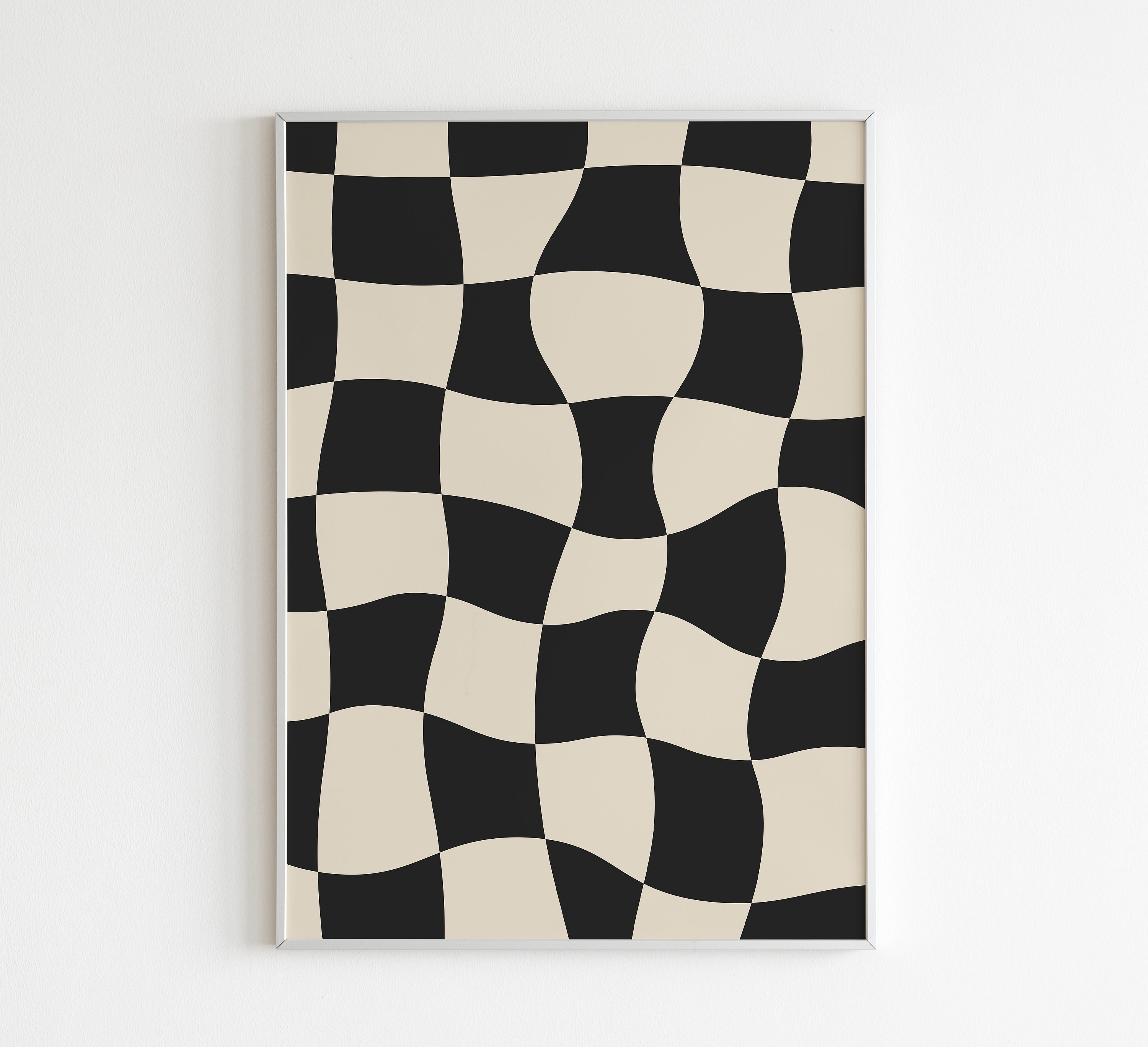 Checkered Wall Art Set of 2 Print Modern Art Print - Etsy