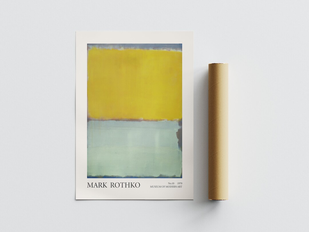 Mark Rothko Exhibition Poster, Rothko Printable Art Print, Abstract Geometric Gallery Wall Art ...