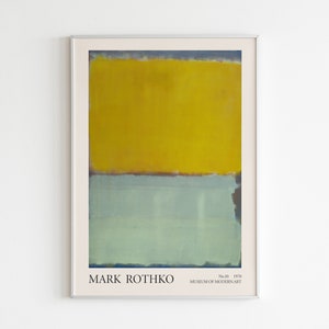 Mark Rothko Art Set of 3, Abstract Museum Poster, Vintage Exhibition ...