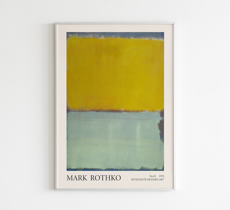 Mark Rothko Art Print Set: Abstract Expressionist Gallery Wall (digital ...