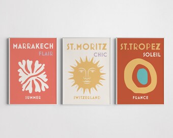 St Moritz Wall Art | Etsy