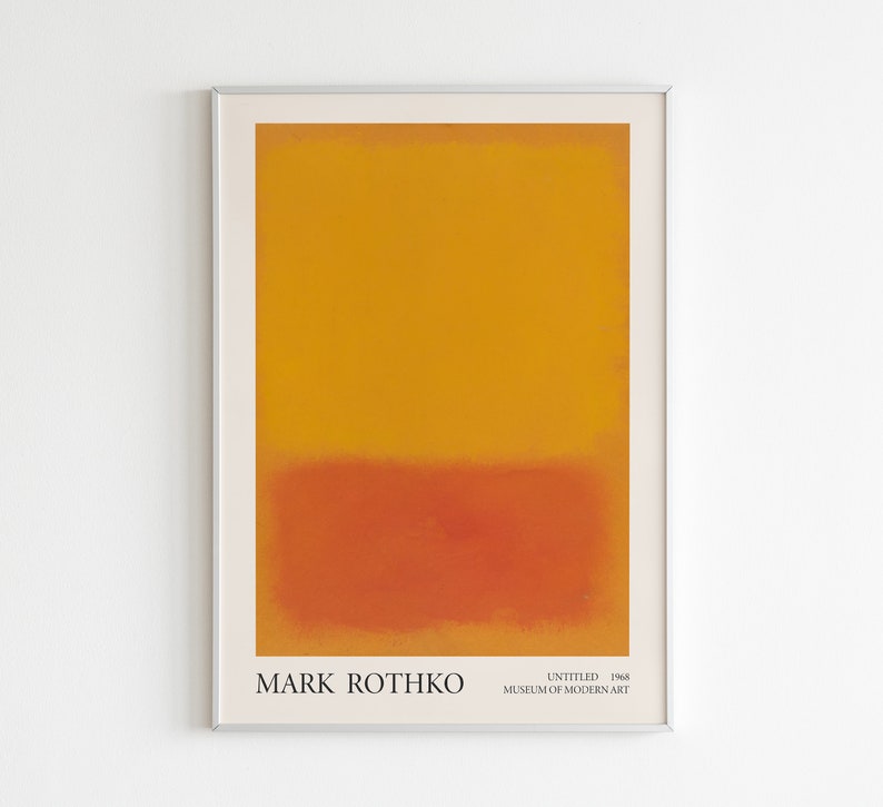 Mark Rothko Art Print Set: Abstract Expressionist Gallery Wall (digital ...