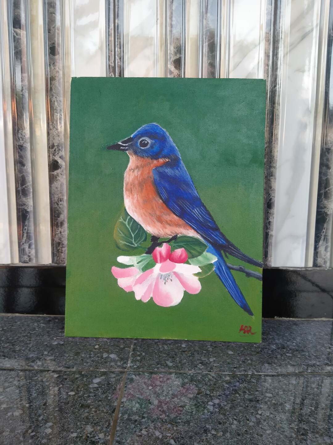 Original Acrylic Hand Painted on Canvas Beautiful Nature Realistic ...