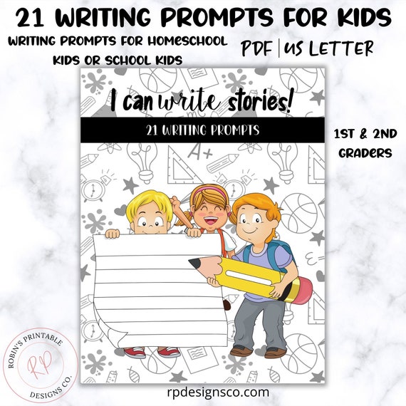 Writing Prompts for Kids Homeschool School Kids PDF - Etsy