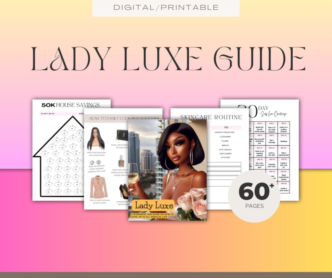 Lady Luxe Guide & Planner - Etsy