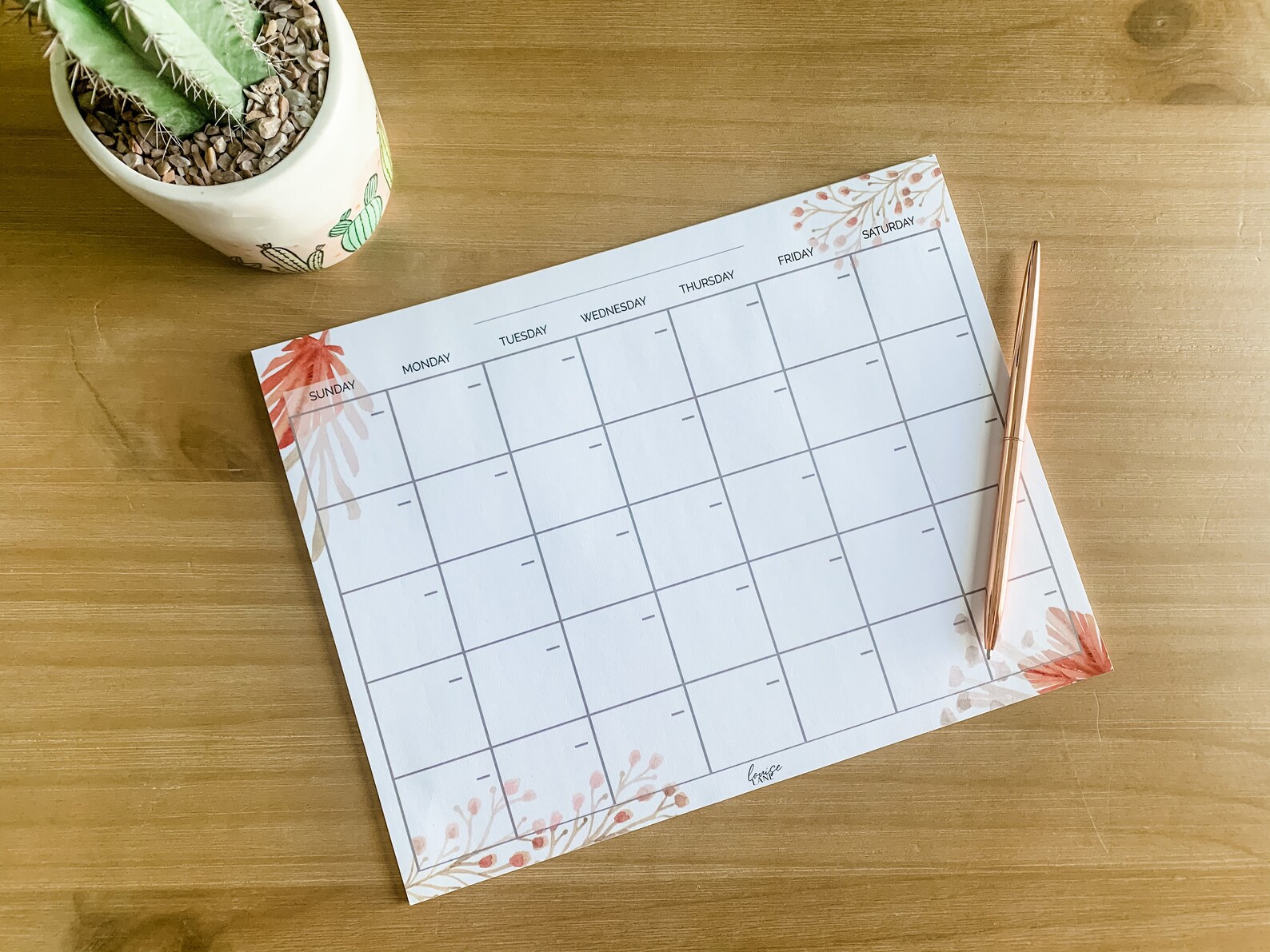 Bloc de notas de calendario con magnet 25 hojas Desgarrar | Etsy