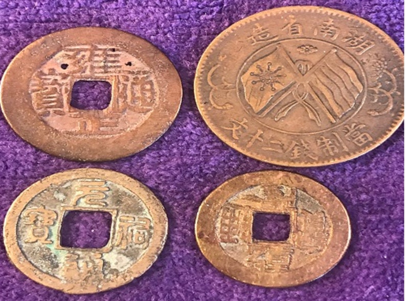 Chinese Cash Coins Genuine Ancient Coins From China Copper Coins, Brass ...