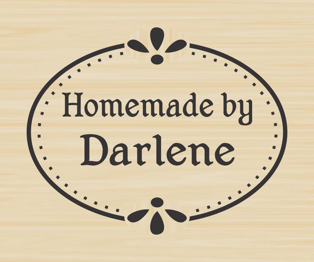 Oval Custom Handmade by Rubber Stamp - Etsy