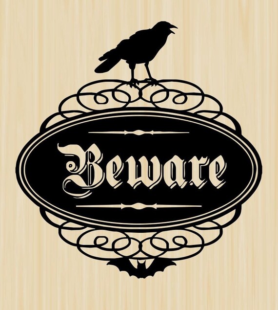 Craft Supplies & Tools Paper, Party & Kids Beware Crow Rubber Stamp ...