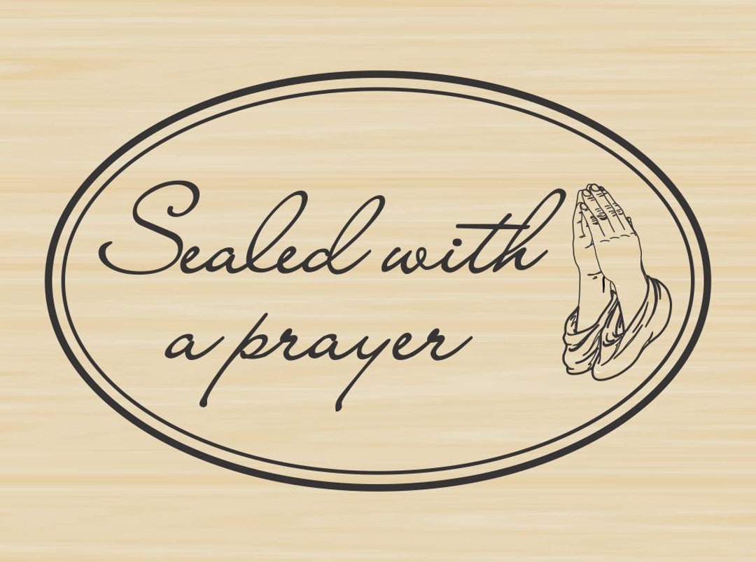 Sealed With a Prayer Rubber Stamp - Etsy