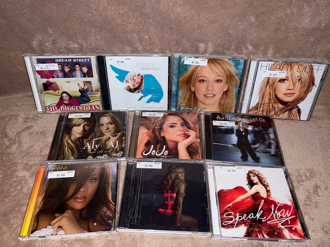 Assorted Cds Pop Female Artists - Etsy