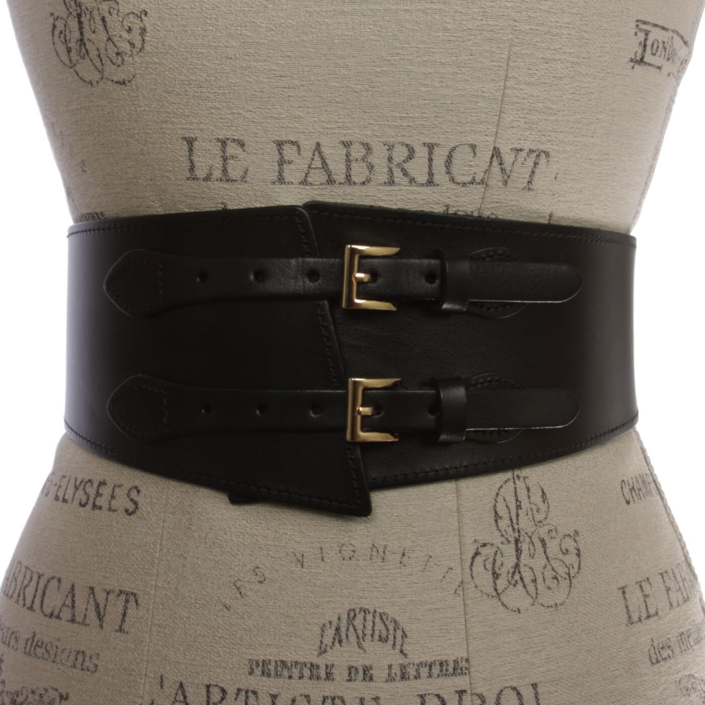2 3/44 1/4 Wide High Waist Double Buckles Cowhide - Etsy