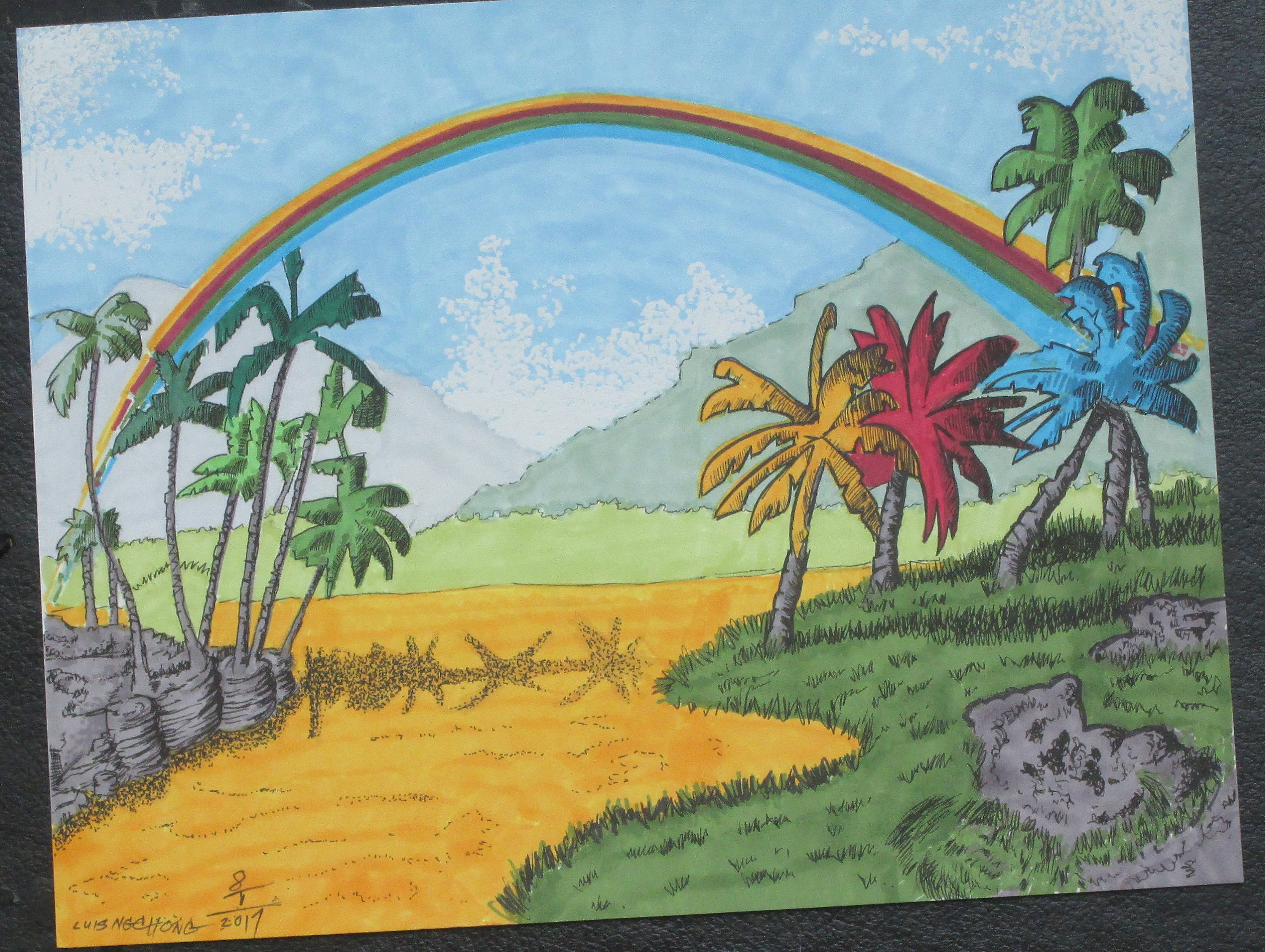 Fantasy Landscape Drawing