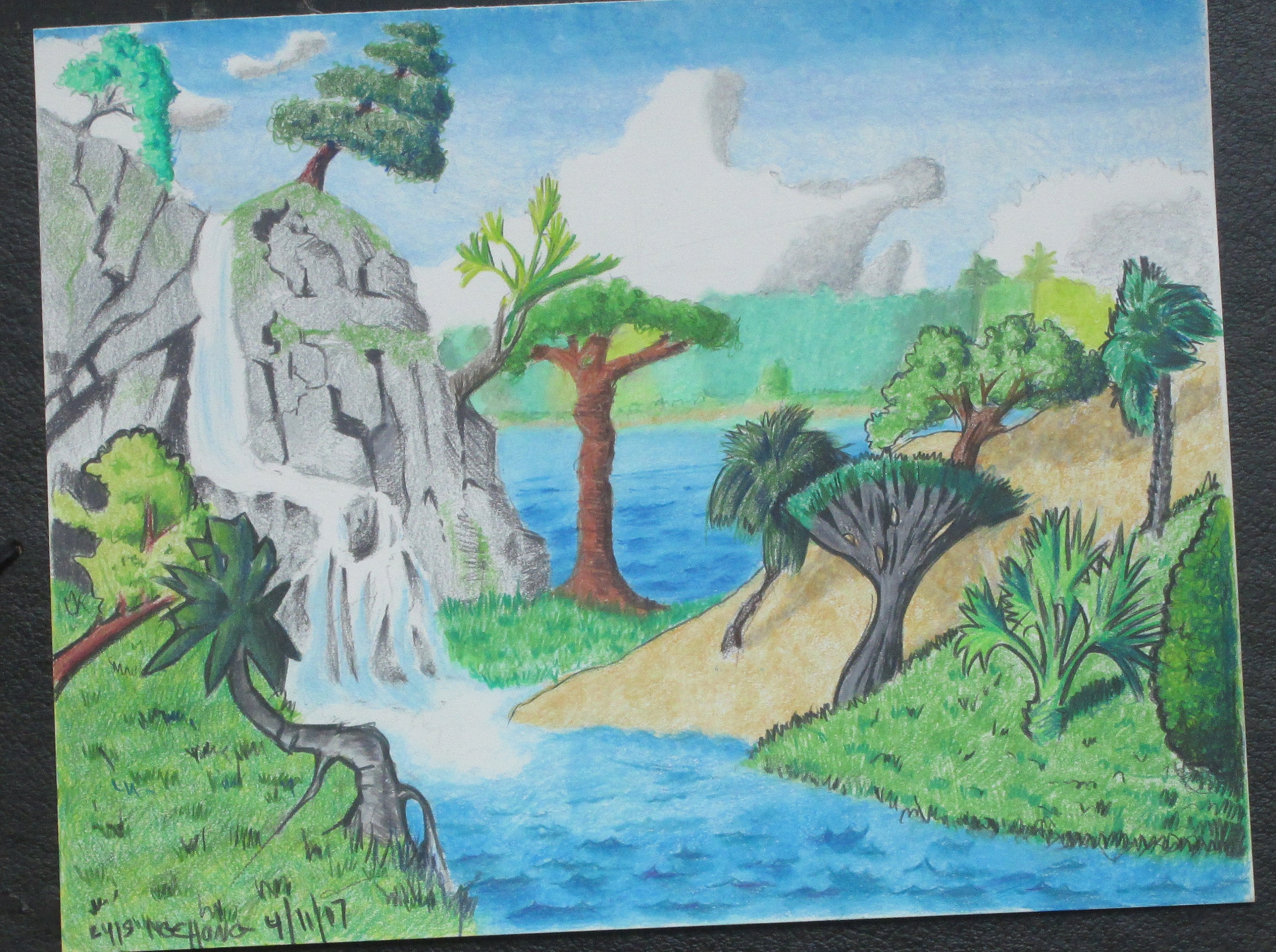 Fantasy Art Landscapes Drawings